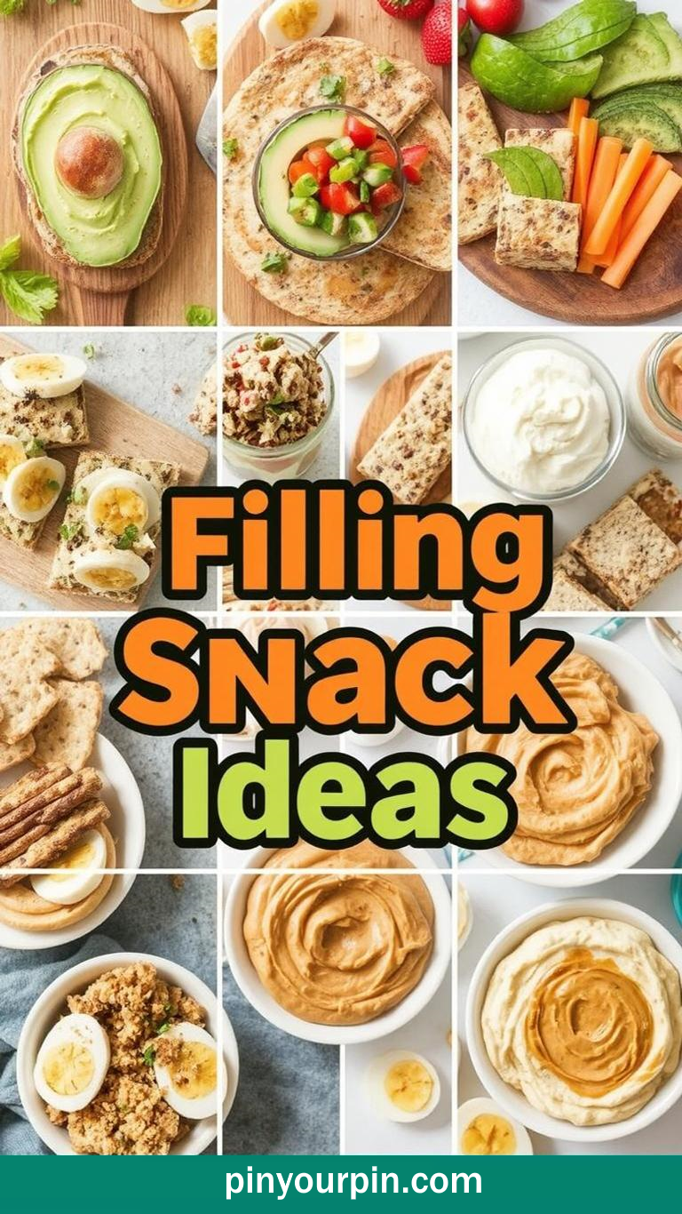 Filling Snack Ideas - Pin Your Pin